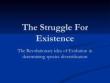 The Struggle For Existence - 豆丁网
