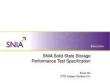 SNIA Solid State Storage Performance Test Specification：SNIA的固态存储性能测试规范 ...
