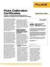 Fluke Calibration Certificates Application Note：福禄克校准证书应用笔记 - 豆丁网