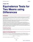 Equivalence Tests for Two Means using Differences - NCSS ：利用差异的两种方法等价测试 ...