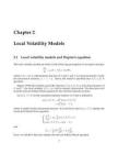 Chapter 2 Local Volatility Models：2章局部波动率模型 - 豆丁网