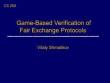 CS 259 Game-based verification - Stanford University：CS 259的游戏为基础的验证-斯坦福大学 - 豆丁网