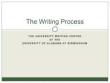 The Writing Process - University of Alabama at ：写作的过程-阿拉巴马大学 - 豆丁网